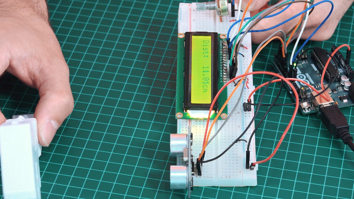 Cómo desplegar la distancia en una pantalla LCD con Arduino (Tutorial)— Techmake Solutions